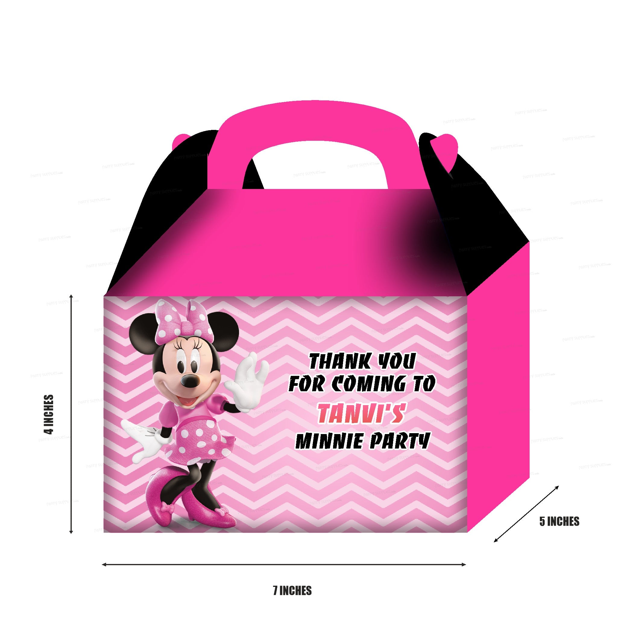 Minnie Mouse Theme Goodie Return Gift Boxes | Party Supplies India