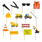 Construction Personalized Theme Combo Kits for Birthdays | Party Theme ...